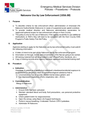 Fillable Online Law Enforcement Policies and Procedures Subject: Use of ...
