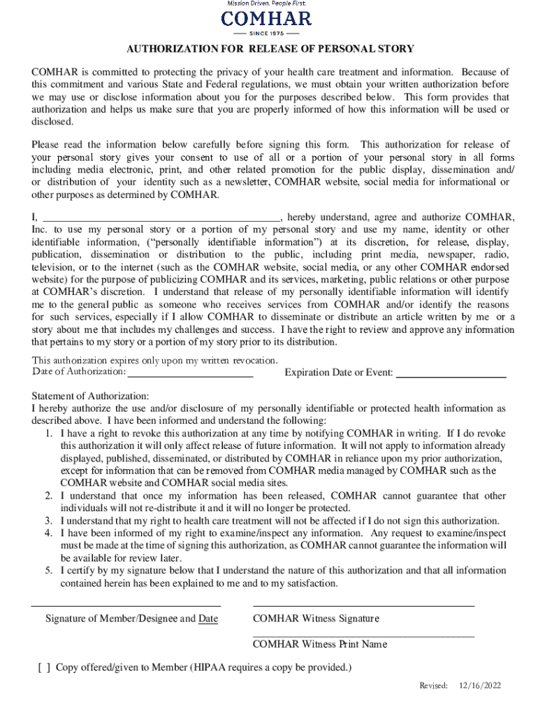 Fillable Online MEDIA Authorization Form Fax Email Print - pdfFiller