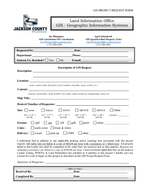 Fillable Online JC GIS Work Request Form041219.doc Fax Email Print ...