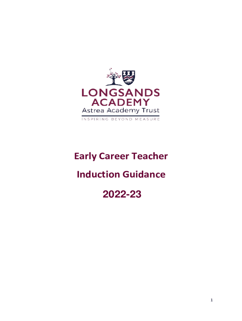 Fillable Online The New Induction Period For Early Career Teachers Fax ...