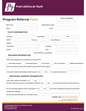 Fillable Online AC Referral form Fax Email Print - pdfFiller