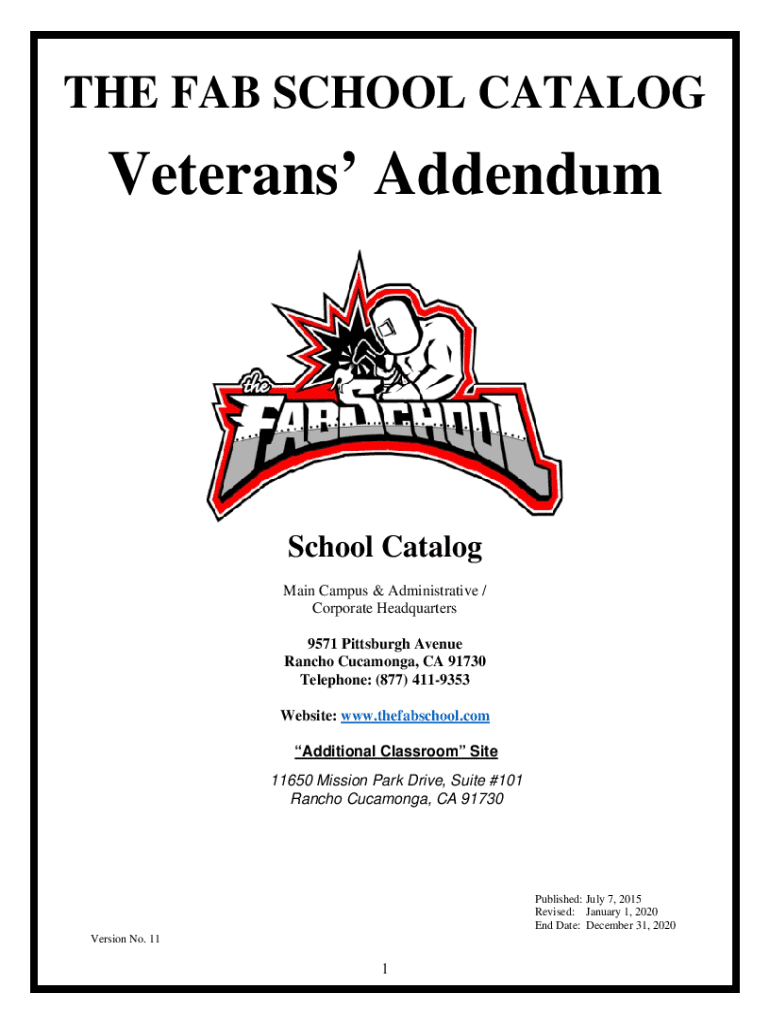 Fillable Online The Fab School - College Scorecard - Department of ...