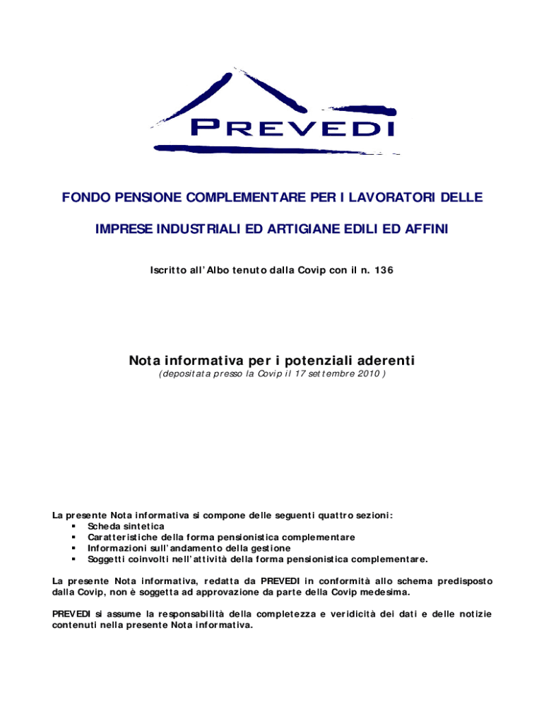 Compilabile Online fondo pensione complementare per i lavoratori delle ...