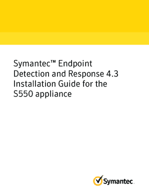 Fillable Online Symantec Endpoint Detection and Response 4.3 ...