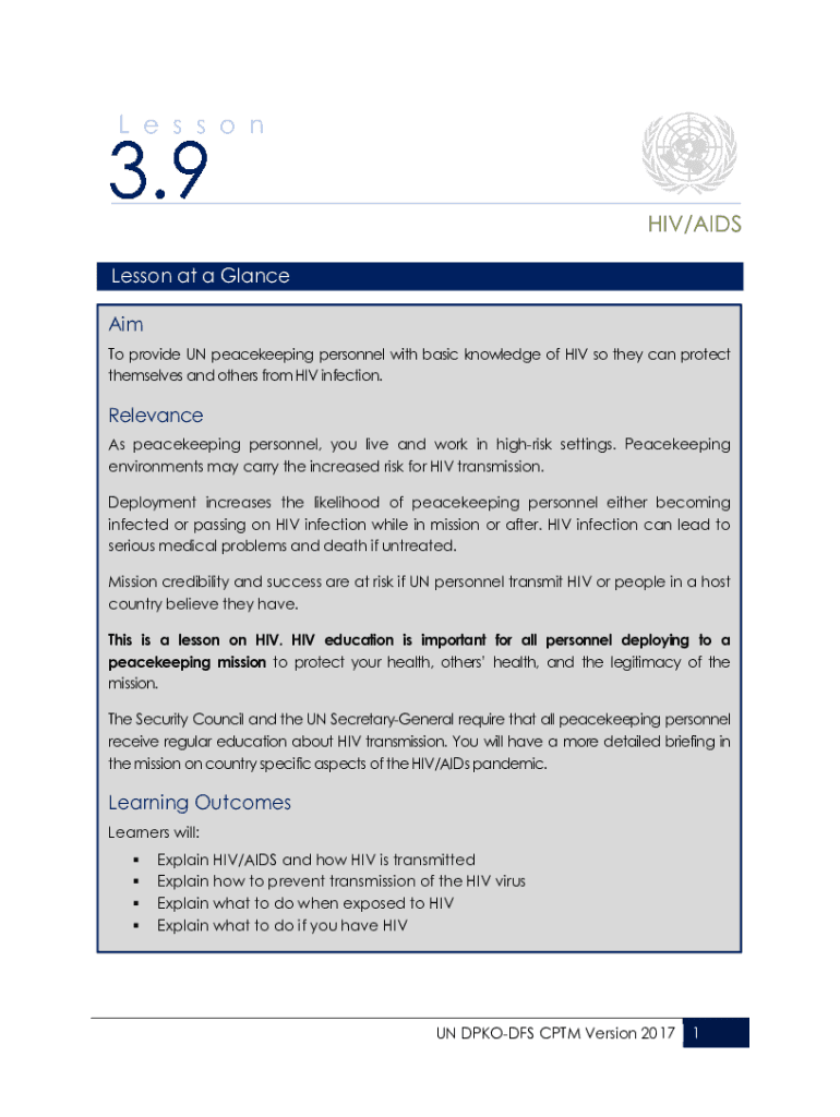 Fillable Online Implementing the ILO Code of Practice on HIV/AIDS and ...