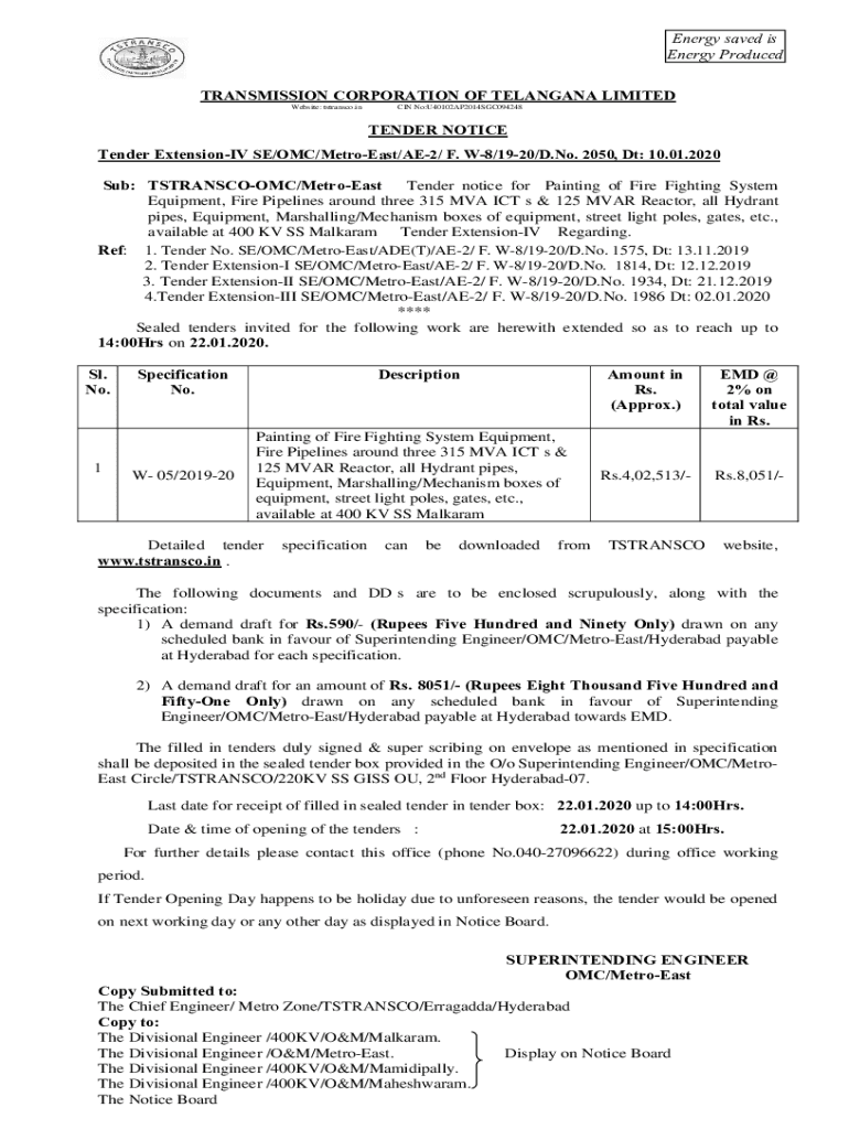 Fillable Online Website: tstransco Fax Email Print - pdfFiller