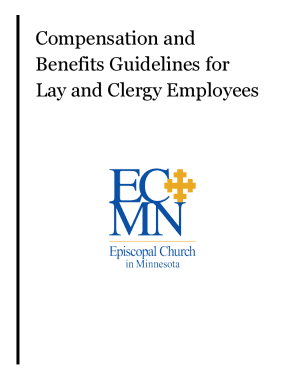 Fillable Online Compensation and Benefits Guidelines for Lay and Clergy ... Fax Email Print ...