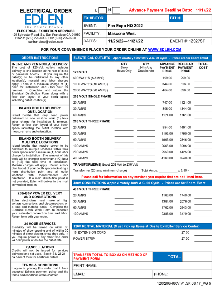 Fillable Online Edlen Electrical Exhibition Services Adds Team Members ...