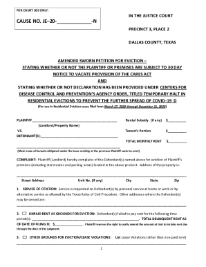 Fillable Online Motion for Attorney's Fees for Texas State District ...