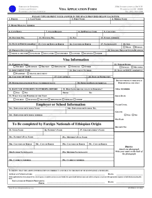 Fillable Online Ethiopian Embassy Washington Dc Forms - Fill Online ...