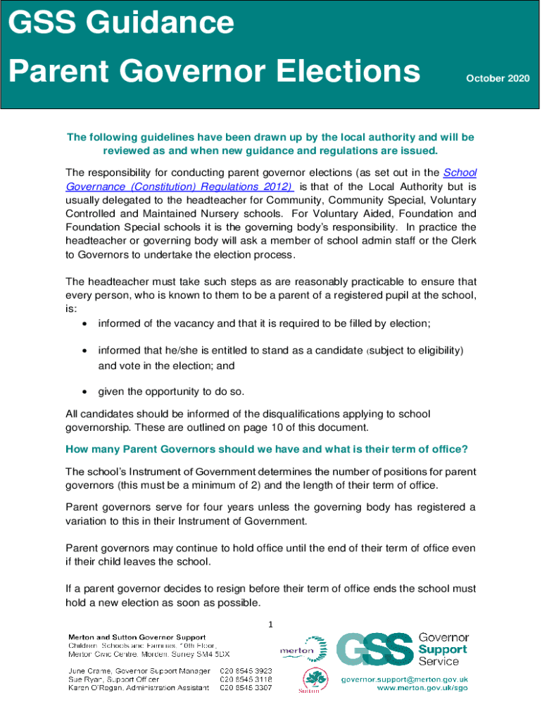 Fillable Online School Governors: acting as a critical friend and the ...
