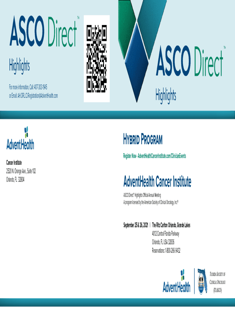 Fillable Online AdventHealth Medical Group Oncology and Hematology at ...