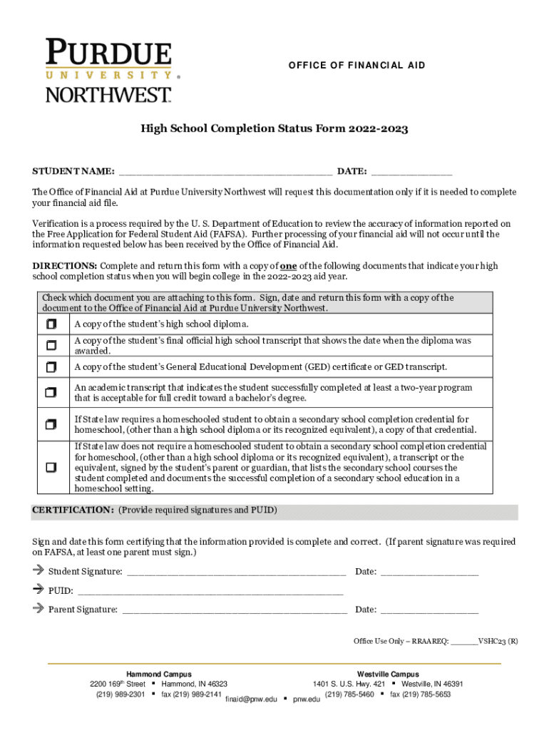 Fillable Online Purdue Division of Financial Aid reminds students to ... Fax Email Print - pdfFiller