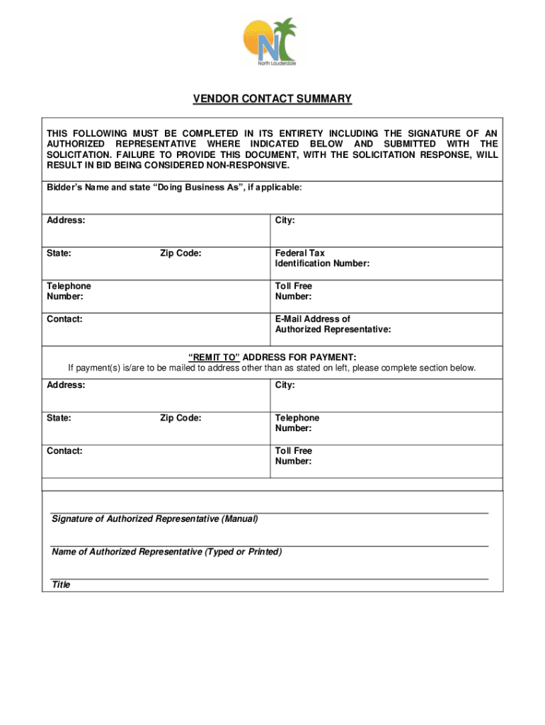 Fillable Online FAILURE TO PROVIDE THIS DOCUMENT, WITH THE SOLICITATION ...