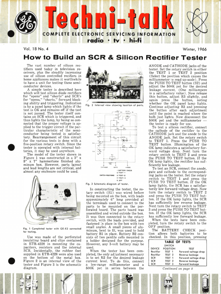 Fillable Online ELECTRIFY Your STILL - Easy SCR Controller Box Build ...