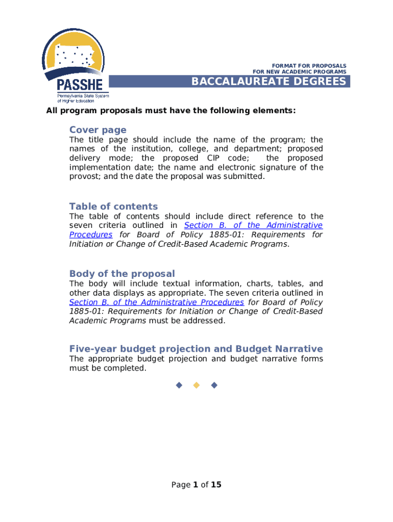 at for New Program Proposals Doc Template | pdfFiller