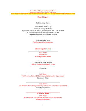 Example of abstract for internship report - mps rsmas miami Doc ...