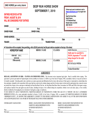 Fillable Online Prize List and Forms Fax Email Print - pdfFiller