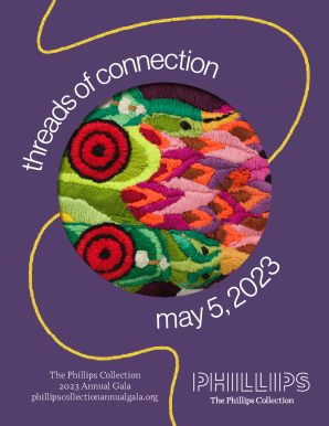 Fillable Online The Phillips Collection Annual Gala celebrates the ...