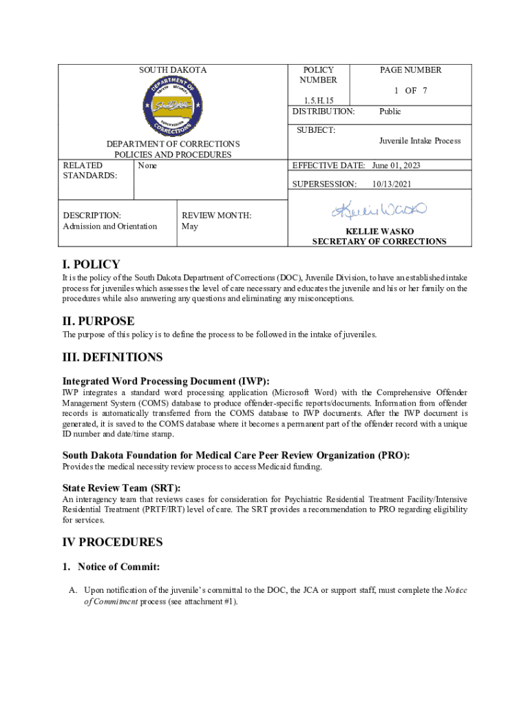 Fillable Online doc sd I. POLICY II. PURPOSE III. DEFINITIONS Fax Email ...