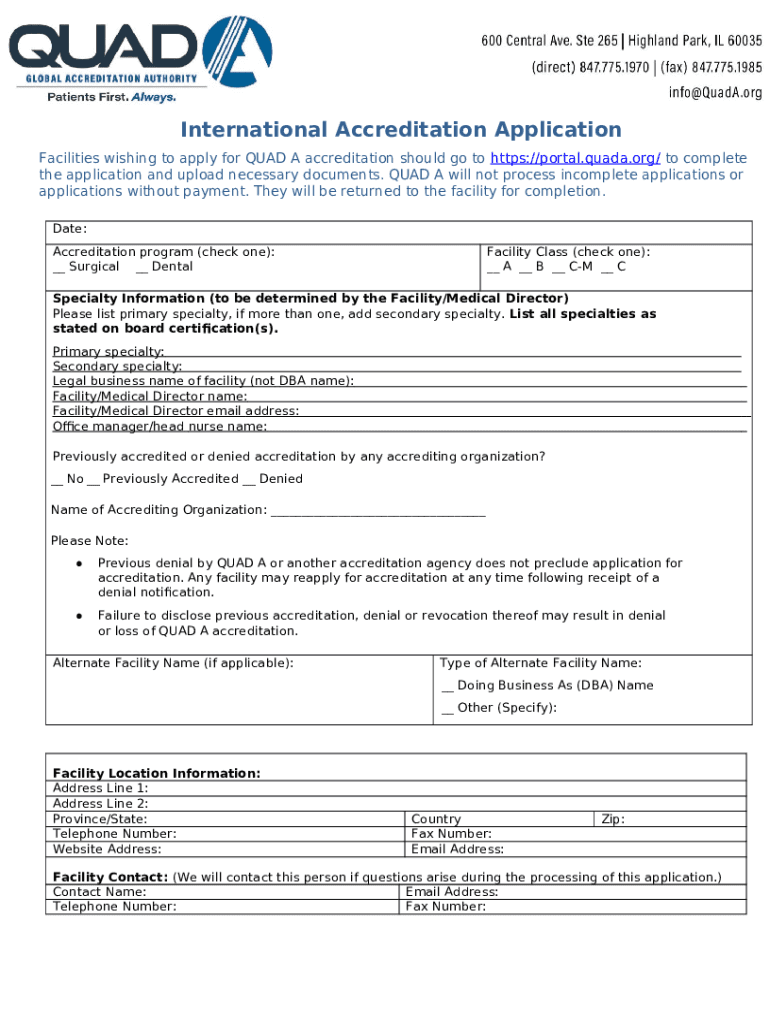 QUAD A: Accreditation in HealthcareGlobal Accreditation ... Doc ...