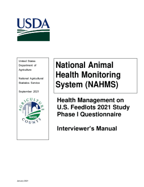 Fillable Online National Animal Health Monitoring System to Conduct U.S ...