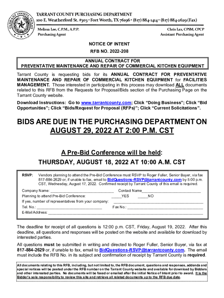 Fillable Online PREVENTATIVE MAINTENANCE AND REPAIR OF COMMERCIAL ...