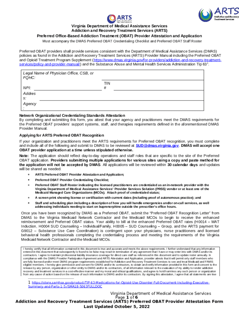 arts-attestation--for-office-based-addiction-treatment-obat ... Doc ...