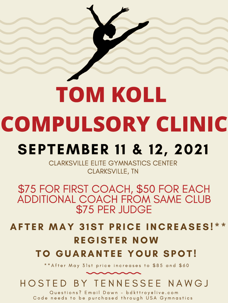 Fillable Online South Carolina Compulsory Clinic with Tom Koll. Going ...