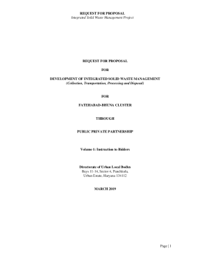 Fillable Online Sample Template REQUEST FOR PROPOSAL ... Fax Email ...