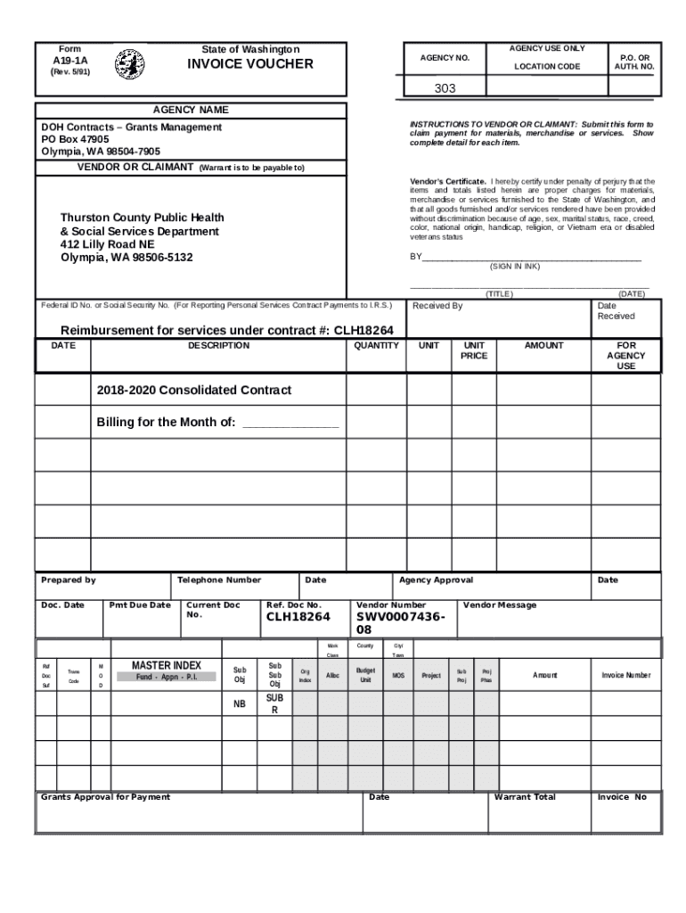 AGENCY NO - doh wa Doc Template | pdfFiller