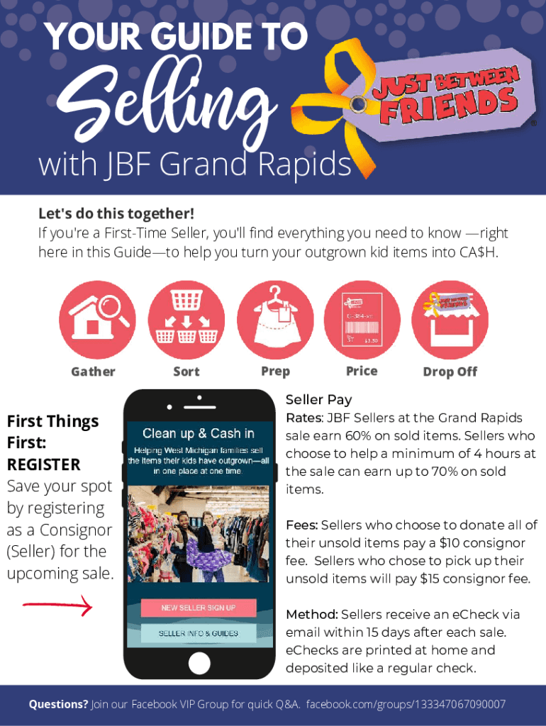 Fillable Online YOUR GUIDE TO with JBF Grand Rapids - Selling Fax Email ...