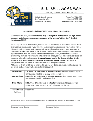 Fillable Online B.L. Bell Academy School Level Title I Parent ...