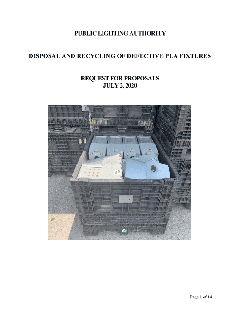 Fillable Online Detroit Public Lighting Authority Request for Proposal ...