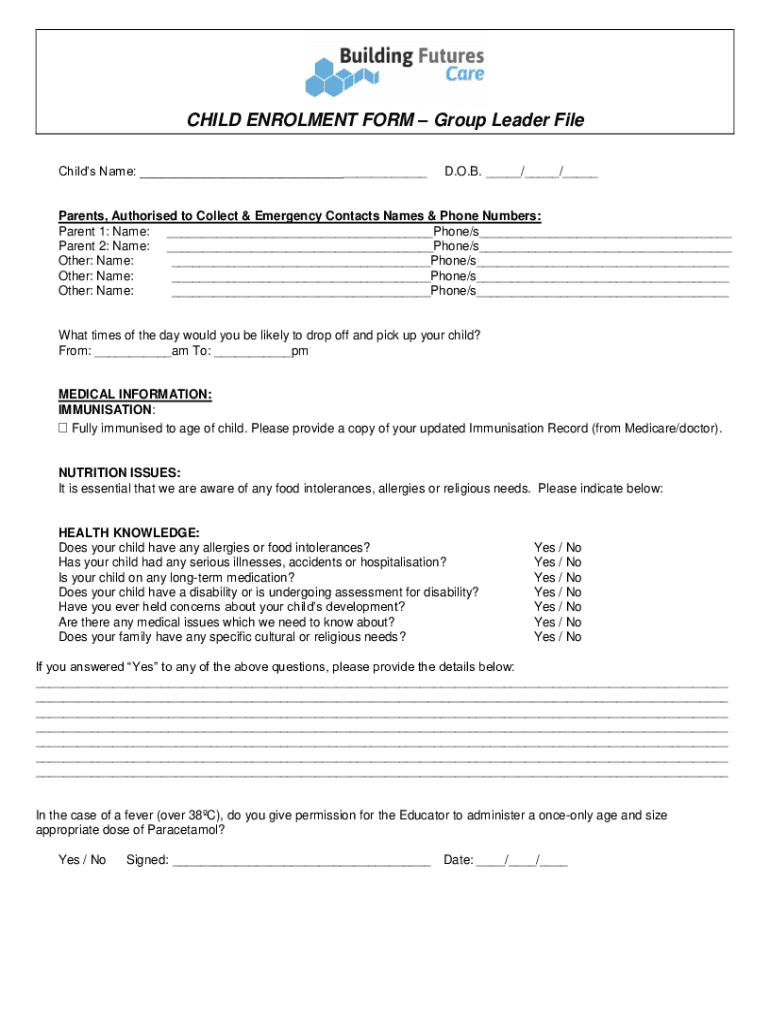 Fillable Online Youth Individual Registration Form Fax Email Print ...