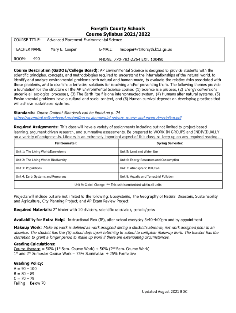 Fillable Online FCS Course Syllabus 21-22-Advanced Placement ...