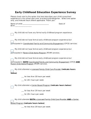 Assessment in Early Childhood EducationEager to Learn Doc Template ...