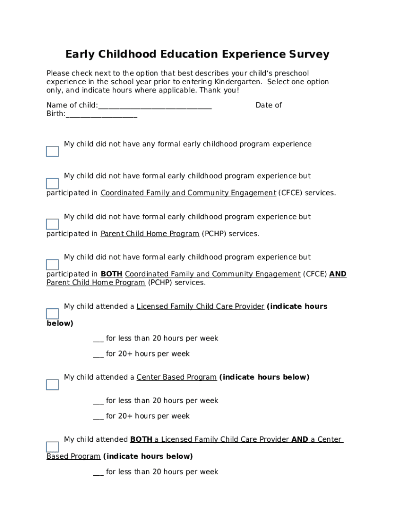 Assessment in Early Childhood EducationEager to Learn Doc Template ...