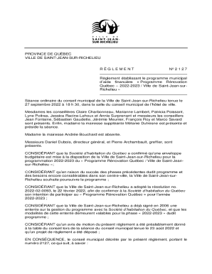 Remplissable En Ligne PROVINCE DE QUBEC VILLE DE SAINT-JEAN-SUR-RICHELIEU ... Fax Email Imprimer ...