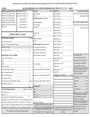 Fillable Online Certificates and Degrees offered by Seton Hall ...