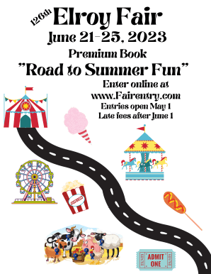Fillable Online fair entry instructions Fax Email Print - pdfFiller