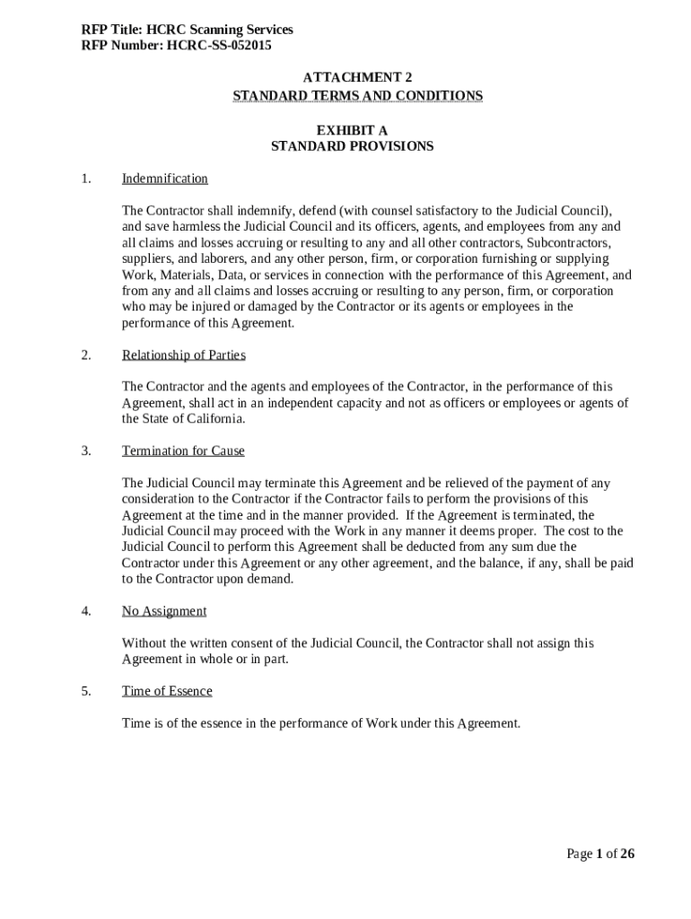 request for proposals rfp title - California Courts Doc Template ...