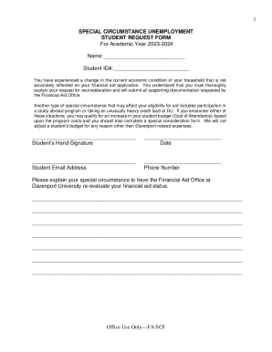 Fillable Online Request-for-Special-Circumstances-form-23-24.pdf Fax Email Print - pdfFiller
