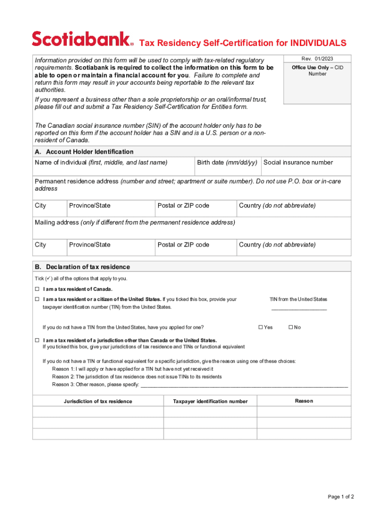 Fillable Online Tax Residency Self-Certification for Legal Entities Fax ...