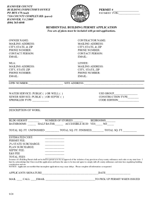 Fillable Online Scheduling Building Inspections Fax Email Print - pdfFiller