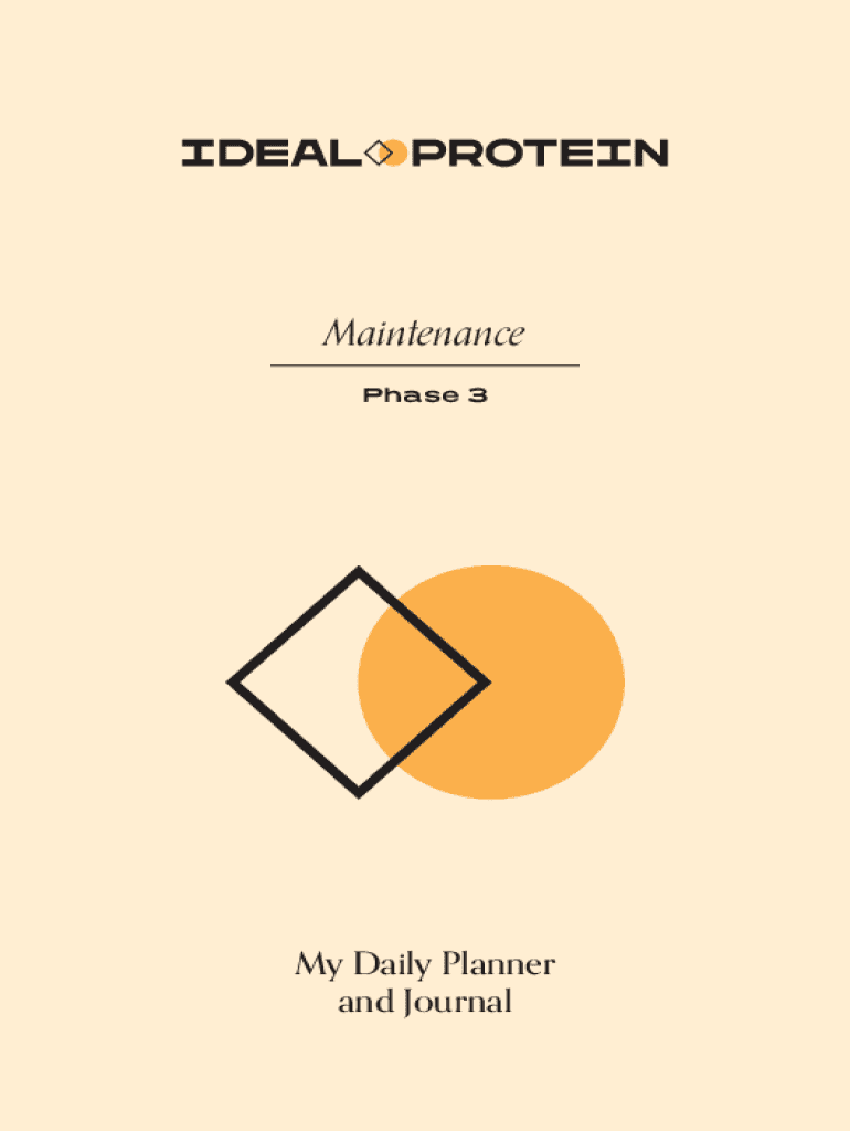 Fillable Online Ideal Protein Phase 1 - Food List, Diet Plan & Sample ...