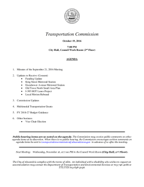Fillable Online Complete Docket - Transportation Commission Fax Email ...