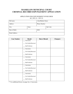 Fillable Online Court forms for criminal records Fax Email Print ...
