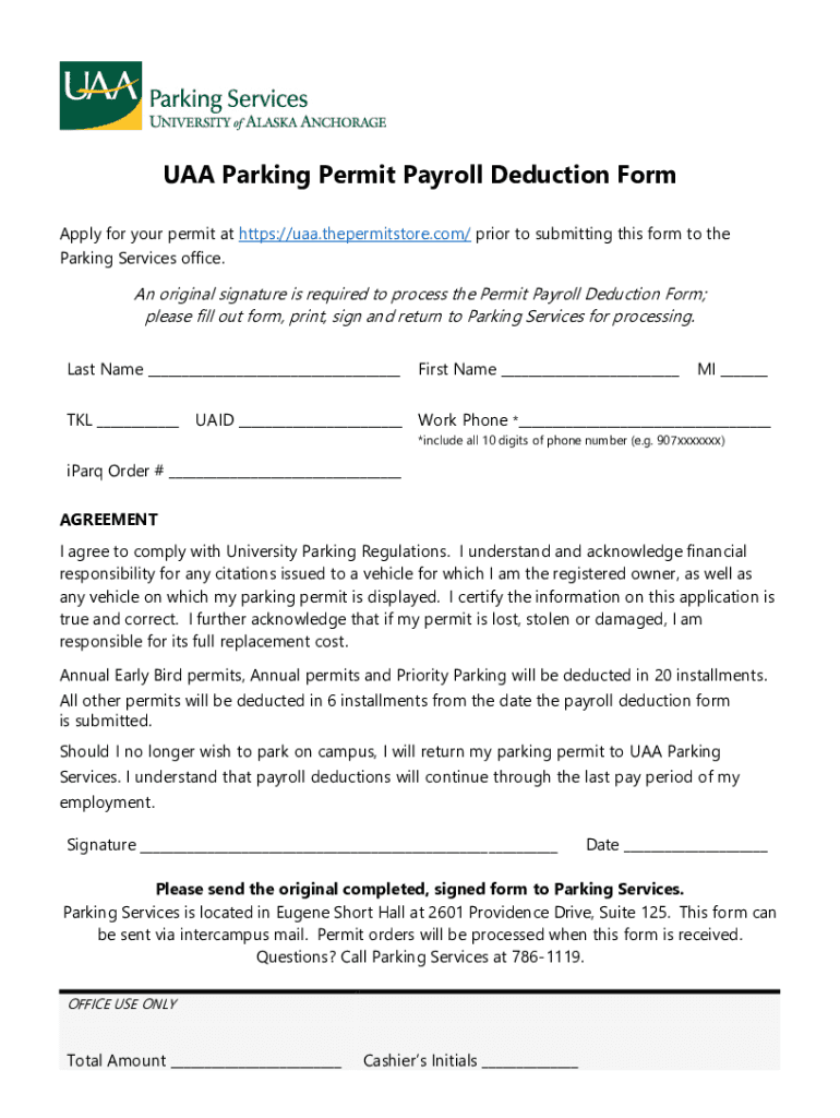 Fillable Online Uaa The Permit Store - Fill Online, Printable, Fillable ...