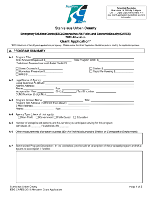 Fillable Online Federal Application for Funding Fax Email Print - pdfFiller